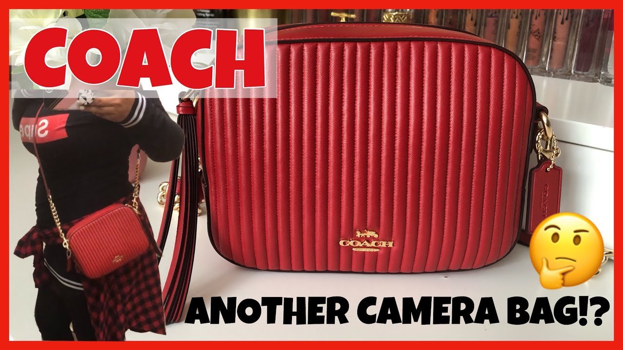 Red Coach Camera Bag - Camera Recaps